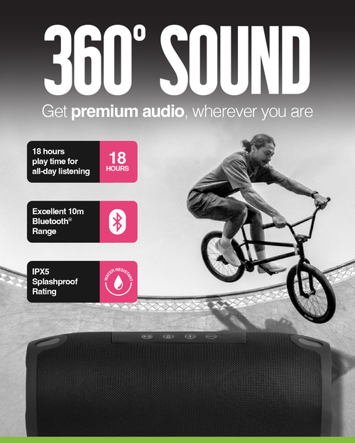 Juice Boom Pro XL Bluetooth Speaker – Black