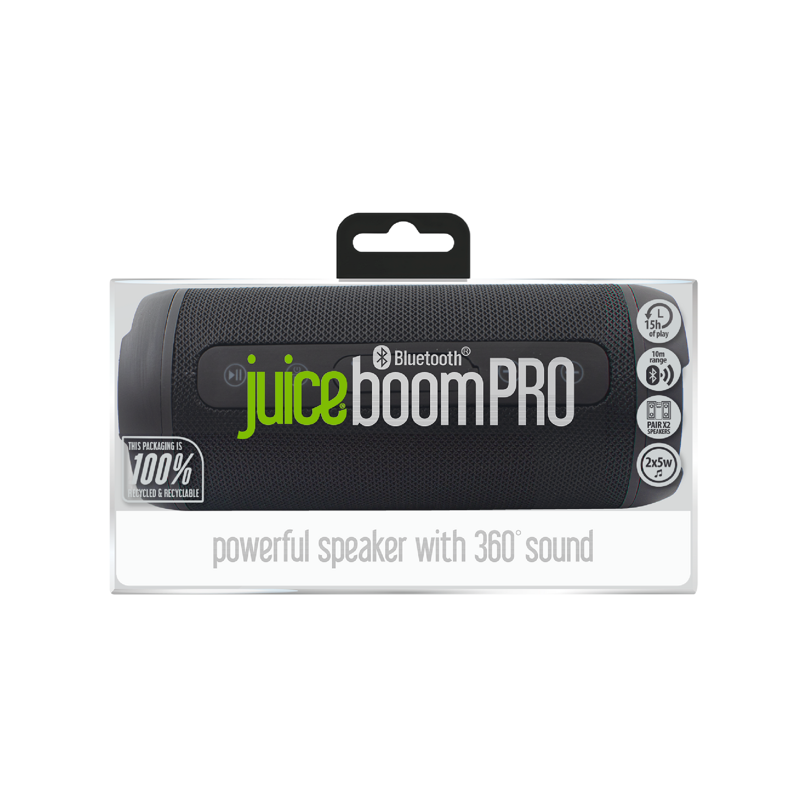 Juice Boom Pro Bluetooth Speaker – Black