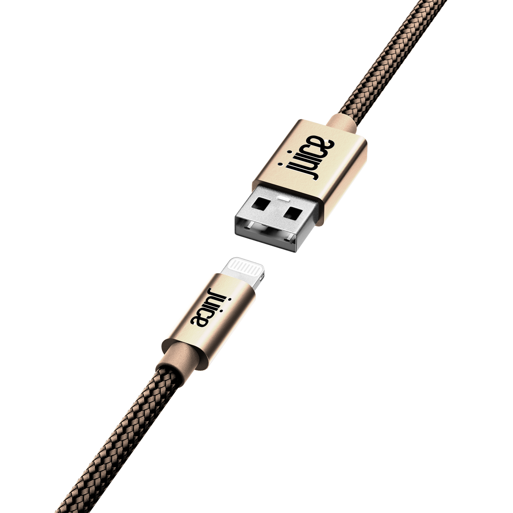 MFI Approved Braided Apple Lightning Charging Cable 2 Metre from Juice